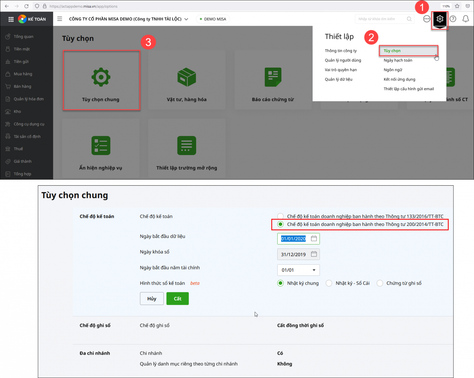 Làm thế nào để chuyển đổi dữ liệu từ TT200 sang dữ liệu TT133 và ngược ...